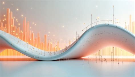 Abstract Graphic Representation Of Iq Score Distribution Smooth Curve