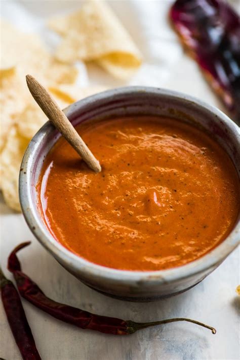 Spicy Toasted Red Chile Salsa