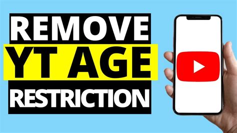 How To Remove Age Restriction On Youtube App YouTube