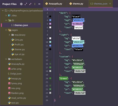 Fully Functional Themes Page Including Custom Themes Feature Custom
