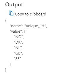 Azure ADF Lookup A Distinct List For A Following For Each Activity Stack Overflow