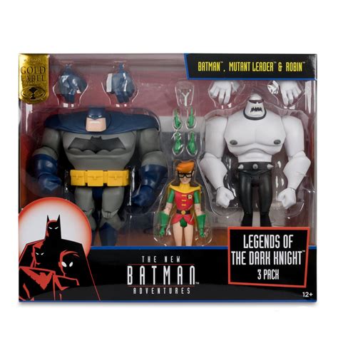Dc Direct New Batman Adventures Batman Mutant Leader And Robin 3 Pack