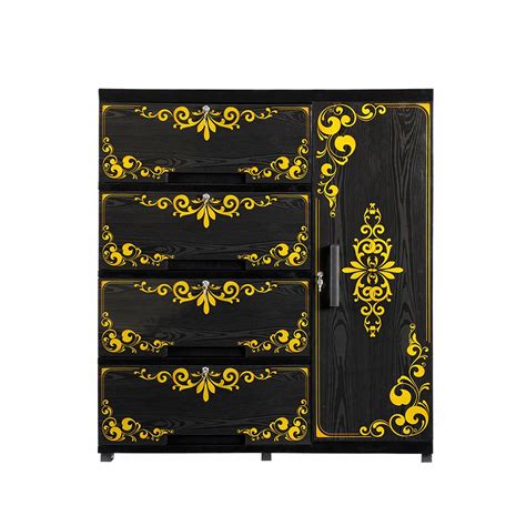 Rfl Wardrobe King Black Wood Elegant Storage Solution At Affordable
