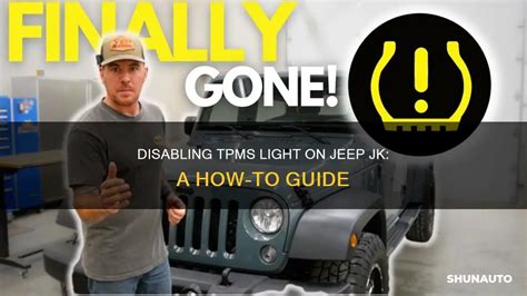 Disabling Tpms Light On Jeep Jk A How To Guide Shunauto