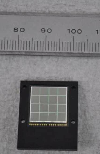 A Picture Of The Mppc Array Download Scientific Diagram