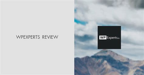 Wpexperts Review 2025 Features And Pricing