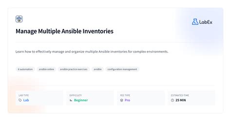 mastering multiple ansible inventories labex