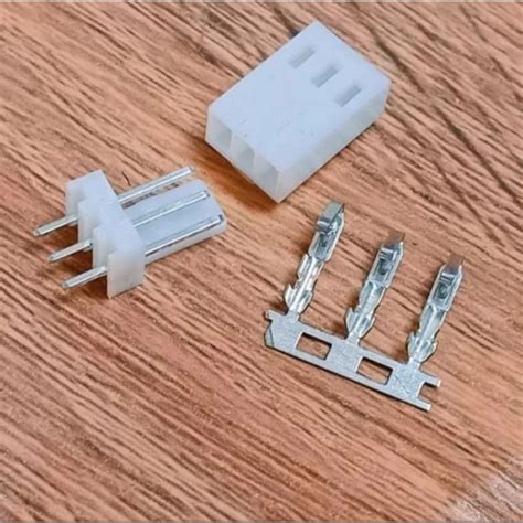 Jual Soket Molex 3pin Konektor 3pin 3 P Pin Socket Connector Molek Kaki