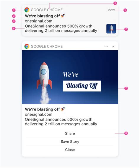 the design and anatomy of push notifications across devices