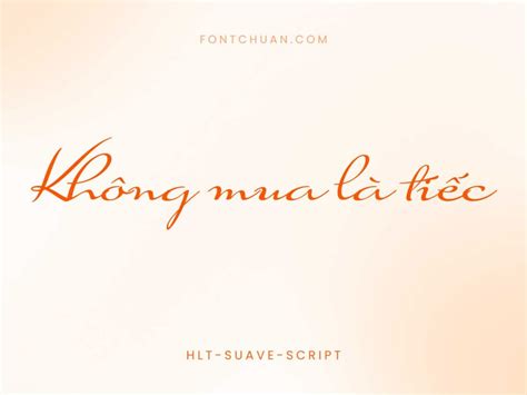 Tải Font Hlt Suave Script Việt Hóa Miễn Phí Font Chuẩn