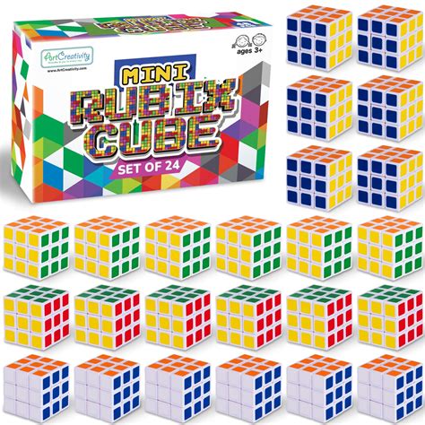 Mini 3x3 Puzzle Cubes 24 Pack · Art Creativity