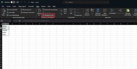 how to break links in excel