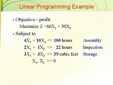 Chapter 19 Linear Programming Mc Grawhillirwin Operations Management