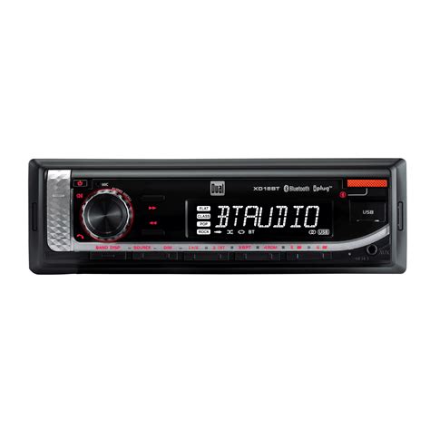 Dual Electronics Xd18bt Single Din Car Stereo Head Unit With Bluetooth