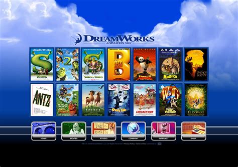 Dreamworks Animation In 2008 Web Design Museum
