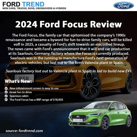 2024 Ford Focus Compact Car Specs And Review Ford Trend