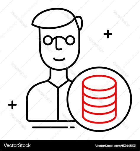 Data Scientist Big And Predictive Analytics Vector Image