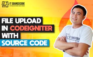 How To Upload File Image In CodeIgniter Ajax With Source Code
