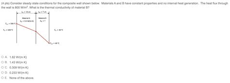 Solved 4 Pts Consider Steady State Conditions For The