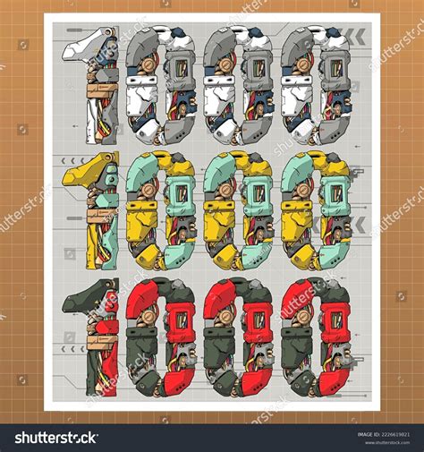 Huge Hitech Robot Made Arms Body Stock Illustration 2226619821 Shutterstock