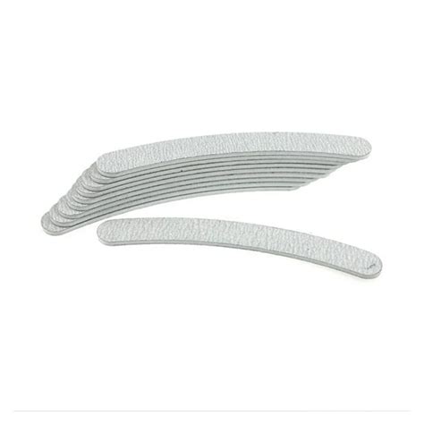 10 шт профессиональная пилка для ногтей изогнутая наждачная бумага шлифовальные блоки для