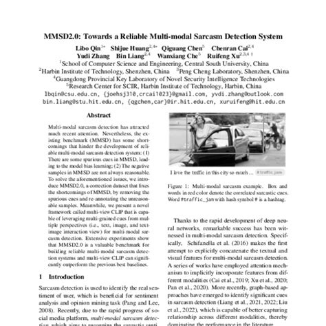 Mmsd20 Towards A Reliable Multi Modal Sarcasm Detection System Acl