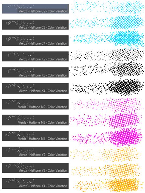 Halftone Digital Brushes Csp By Vierdz