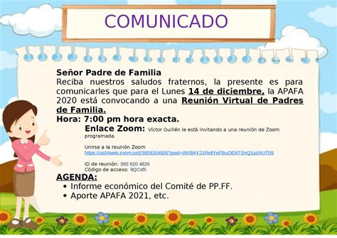 Plantillas De Comunicados Modelo De Comunicado Inter No