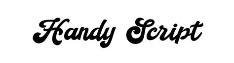 handy script font