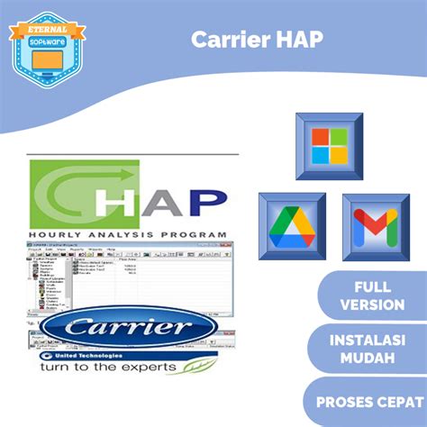 Jual Carrier Hap Full Version Aplikasi Building Load Calculation Energy Modeling Full Lisensi