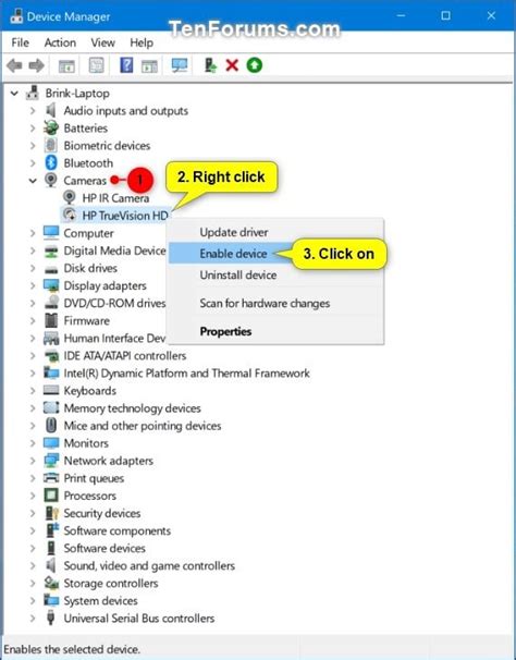 Disable Integrated Camera Or Webcam In Windows Tutorials
