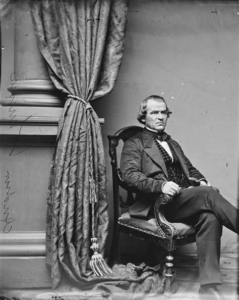 President Andrew Johnson Circa 1860s Rcolorization