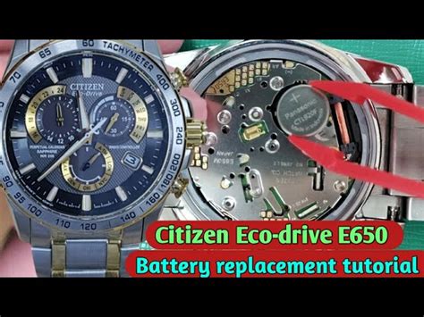Citizen Eco Drive Akku Wechseln Kosten