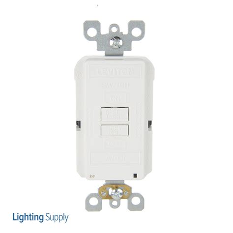 Leviton Afrbf W Smartlockpro Afci Blank Face Receptacle Outlet