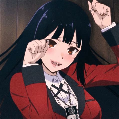 Jabami Yumeko 𝒾𝒸𝑜𝓃 ★🌙 Anime Gothic Ikon Anime Fanart Anime