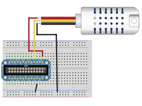 wiring dht humidity sensing on raspberry pi or beaglebone black with