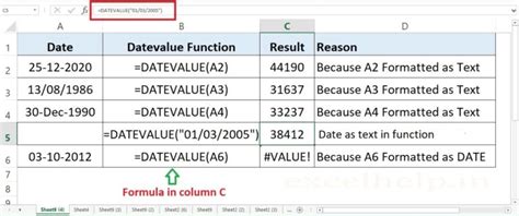 Datevalue Function To Convert Text Into Date Excel Help