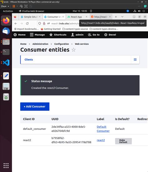 401 error when trying to retrieve oauth access token r drupal