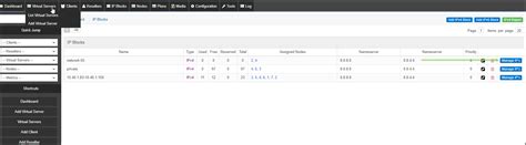registering an ip block and allocating ips to the nodes solusvm