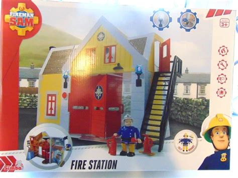 Fireman Sam Simba Fire Station With Figure New And Boxed £2499
