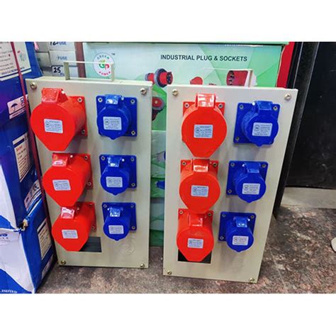 industrial plug socket boxes material stainless steel at best price