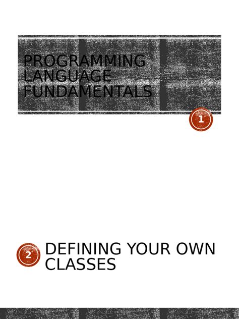 [5] programming language fundamentals part 2 pdf class computer