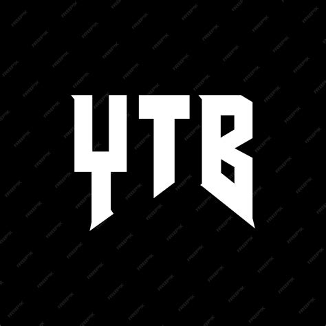 Ytb Letter Logo Design For Technology Company Ytb Logo Design Black And