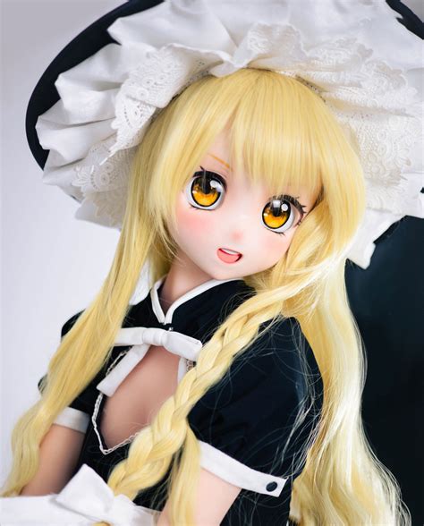 Kirisame Marisa Touhou Project Celebrity Anime Sex Doll With PVC Head NakeDoll