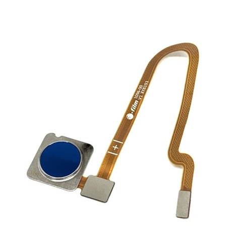 Flex con botón lector sensor de huellas Azul Xiaomi Mi lite M D TG