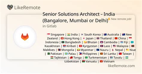 📩 Senior Solutions Architect India Bangalore Mumbai Or Delhi At 🏢