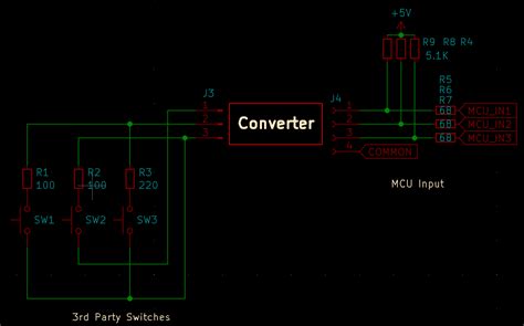 Ideas For Interfacing A Resistor Based Switch Box With A Pullup Based Mcu R Askelectronics