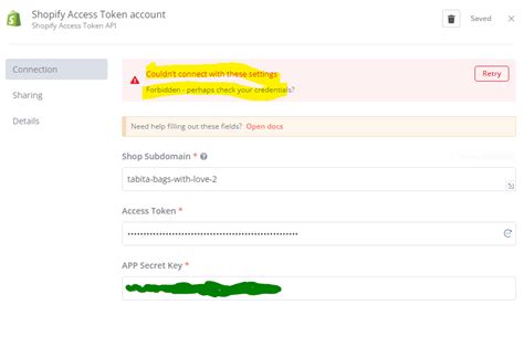 Shopify Credentials Not Working Questions N8n Community