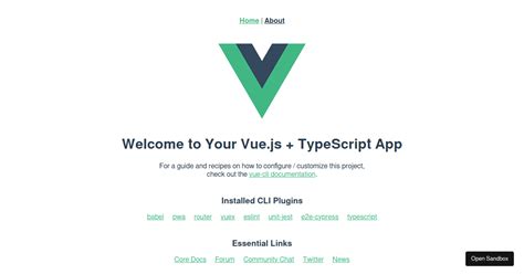 Vue3typescript Codesandbox