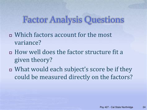 PPT Factor Analysis PowerPoint Presentation Free Download ID 462649
